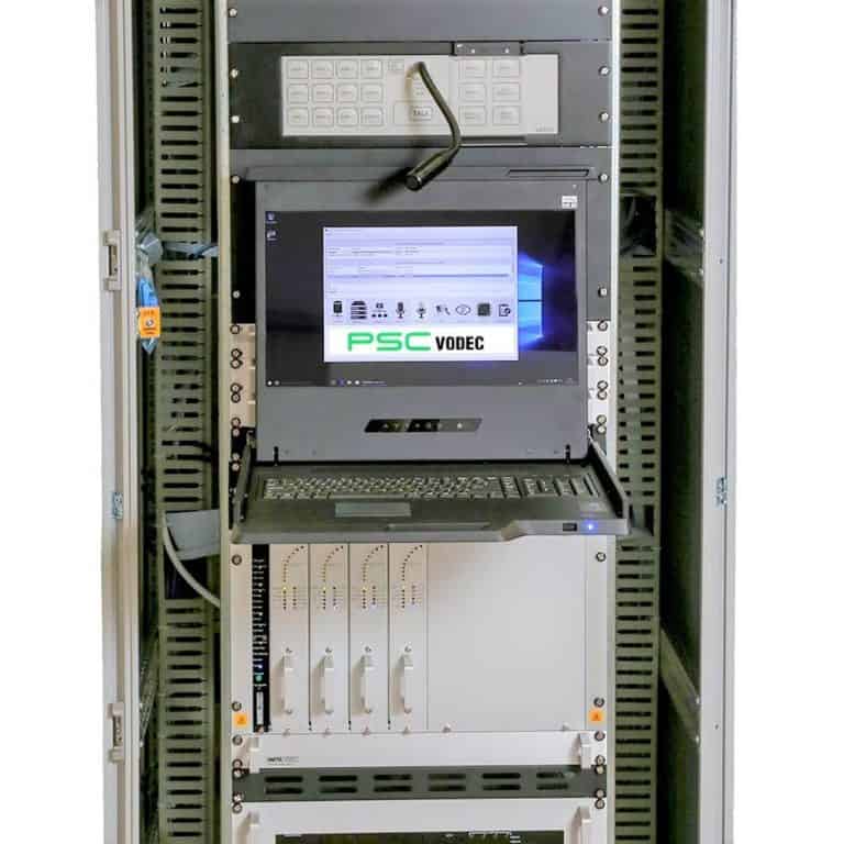 PAGA Central Equipment Rack | PSC Vodec
